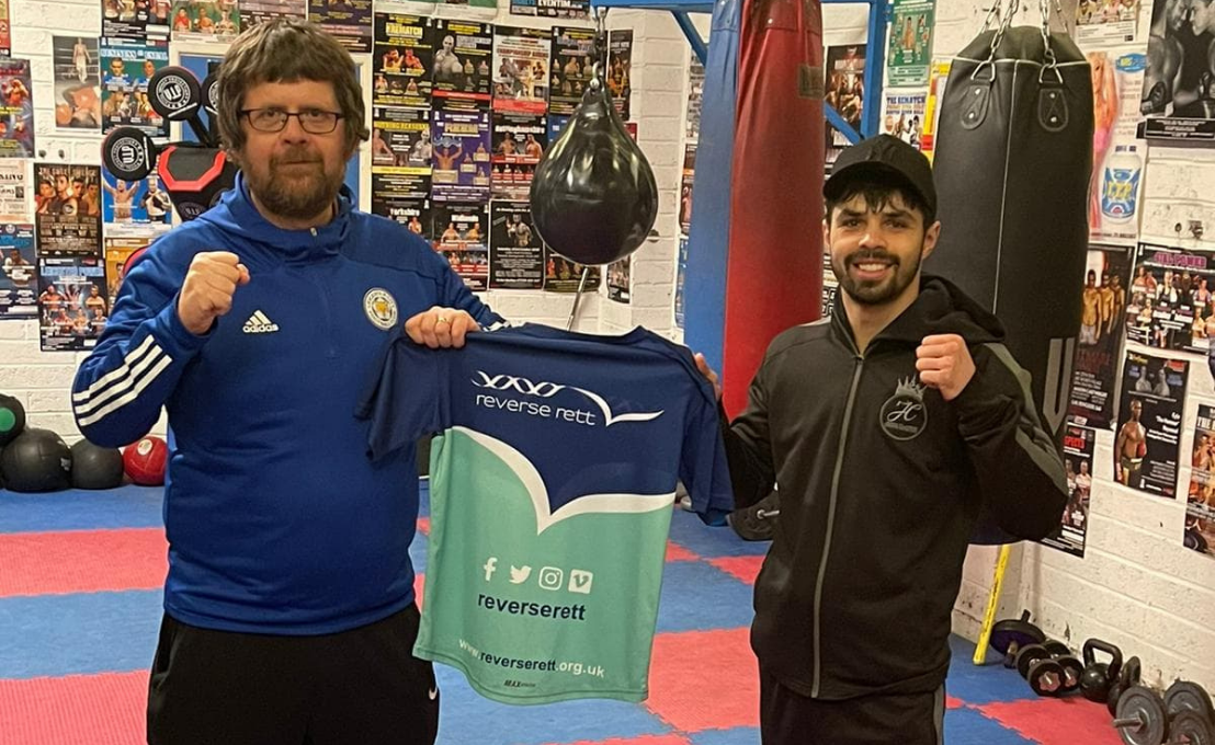 Boxer, Brad Daws shows his support for Georgia and Reverse Rett ...